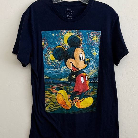 Disney | Tops | Disney Navy Mickey Mouse Tee | Poshmark